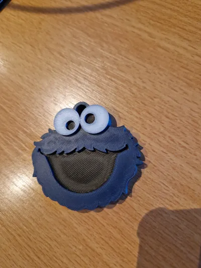Cookie Monster Keychain by mathiasdela - MakerWorld