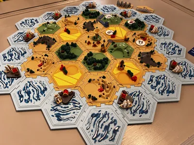 Complete Catan set with 5-6 player Remixed by Billy Bob - MakerWorld