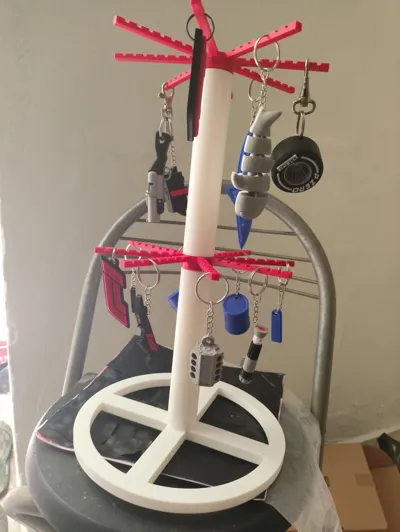 Revolving Keychain Display Stand by Ben 3d Prints MakerWorld: Download ...