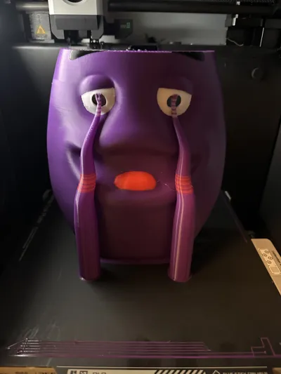 Cursed Grimace Mask by 3DomSculpts - MakerWorld