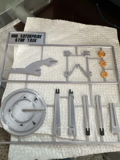 USS Enterprise Kit Card - Star Trek - Free 3D Print Model - MakerWorld