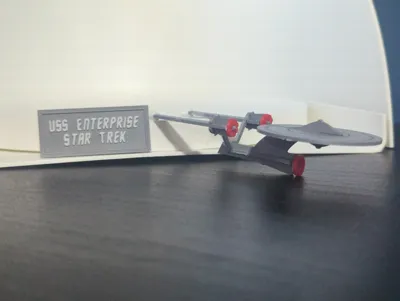 USS Enterprise Kit Card - Star Trek by Fletch MakerWorld: Download Free ...