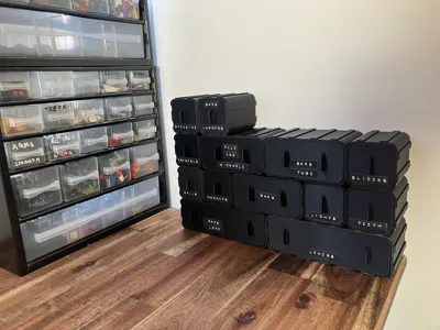 [V3] SnapStack - A Modular Storage Bin Organizer by pops MakerWorld: Download Free 3D Models