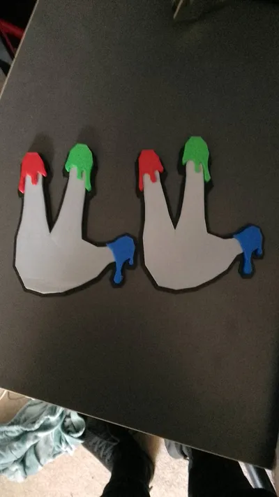 Gorilla Tag Finger Painter Badge by ARt MakerWorld: Download Free 3D Models