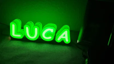 Custom Name LightBox, Led lamp by Infinite Ideas 3D MakerWorld ...
