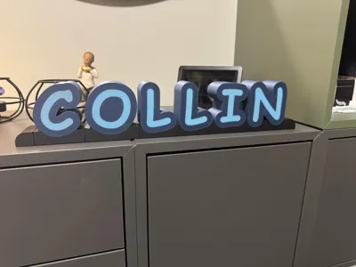 Custom Name LightBox, Led lamp by Infinite Ideas 3D MakerWorld ...