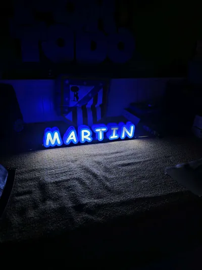 Custom Name LightBox, Led lamp by Infinite Ideas 3D MakerWorld ...