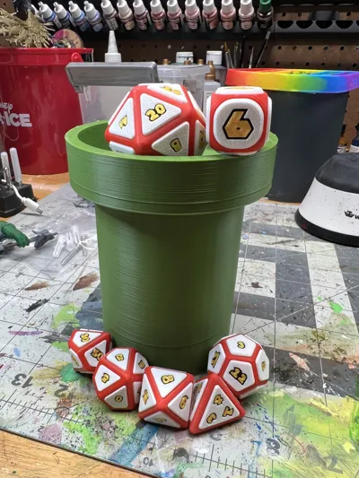 D20 Mario Party Dice by KNDesign MakerWorld: Download Free 3D Models