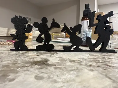 Disney Character Silhouette By Huxi Makerworld Download Free 3d Models