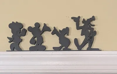 Disney Character Silhouette By Huxi Makerworld Download Free 3d Models