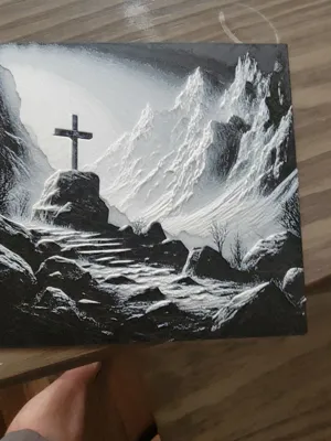 Easter Cross Art Hueforge by RP47 Designs - MakerWorld