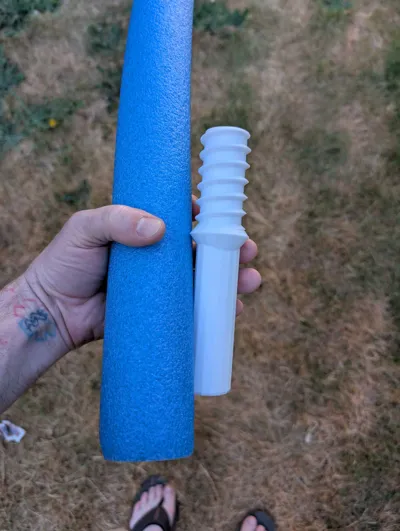 Pool Noodle Sword Handles - No Supports by Triple G Workshop MakerWorld ...