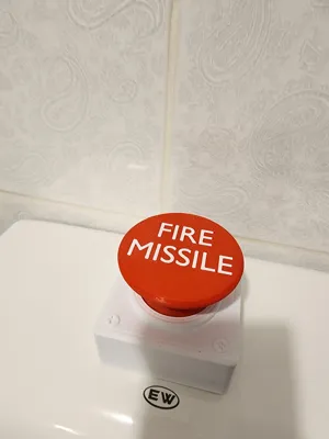 Fire Missile toilet button cover! by Stag 3D MakerWorld: Download Free ...