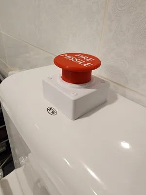 Fire Missile toilet button cover! by Stag 3D MakerWorld: Download Free ...