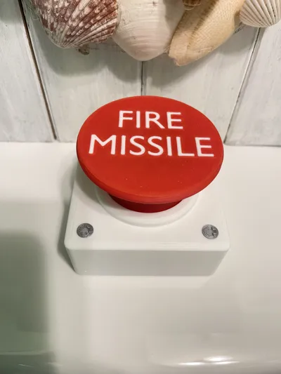 Fire Missile toilet button cover! by Stag 3D MakerWorld: Download Free ...