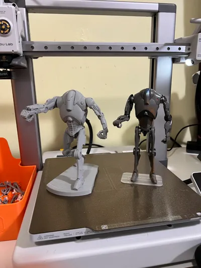 B2 Battle Droid Miniature by Galactic Armory MakerWorld: Download Free 3D Models