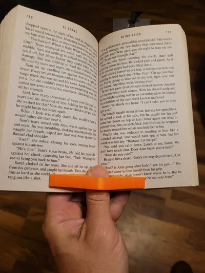 Page Book Holder / One Hand Book Holder / Reading Holder by PrinttX ...