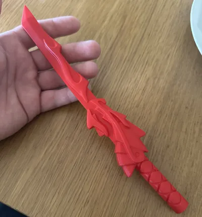 Ninjago Sword of Fire by Bionic Armory MakerWorld: Download Free 3D Models
