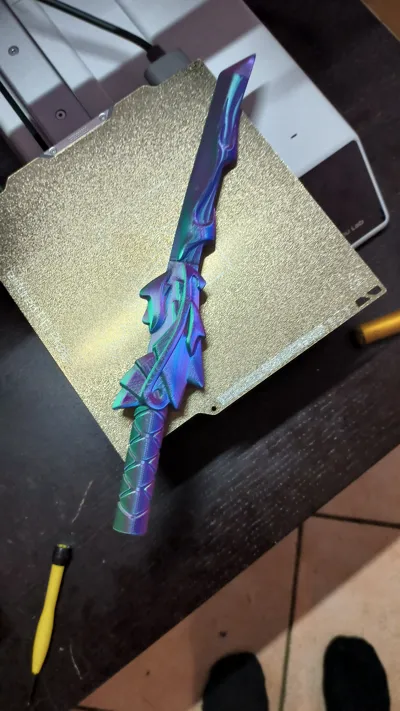 Ninjago Sword of Fire by Bionic Armory MakerWorld: Download Free 3D Models