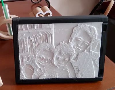 Bambu Lab lithophane frame - less support Remixed by I3ddruckmarc ...