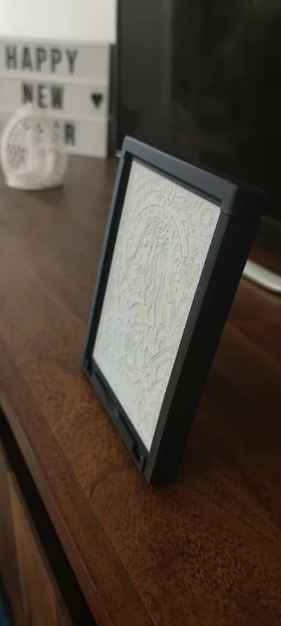 Bambu Lab lithophane frame - less support Remixed by I3ddruckmarc ...