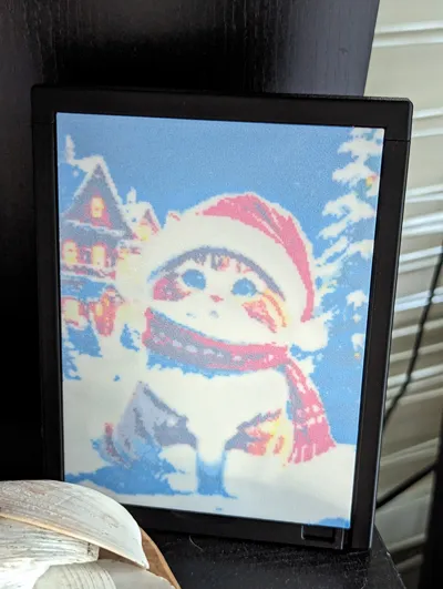 Bambu Lab lithophane frame - less support Remixed by I3ddruckmarc ...