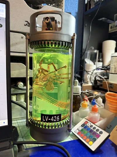 Alien, Xenomorph 3 hueforge by Mysstra hueforge 3Dart - MakerWorld