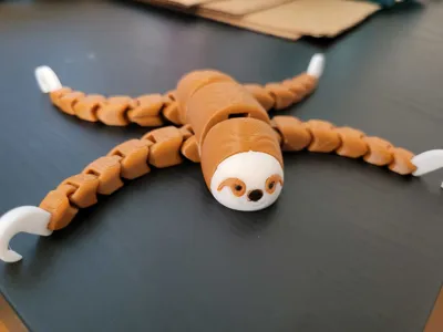 Flexi-Sloth with mulit-color face for AMS Remixed by Kt's Glitter Bar ...