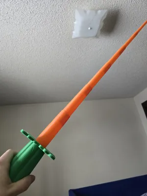 Collapsible Carrot Sword by vali MakerWorld: Download Free 3D Models