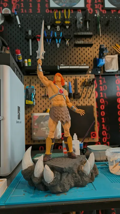 Giant He-Man colorized for Bambulab AMS - Free 3D Print Model - MakerWorld