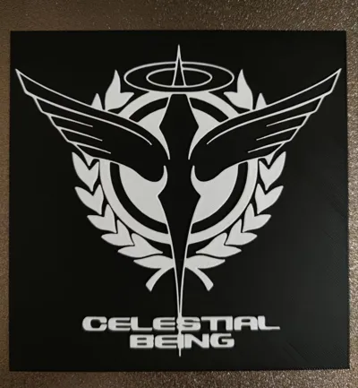 Mobile Suit Gundam 00 Celestial Being Logo Badge by Eziokenways - MakerWorld