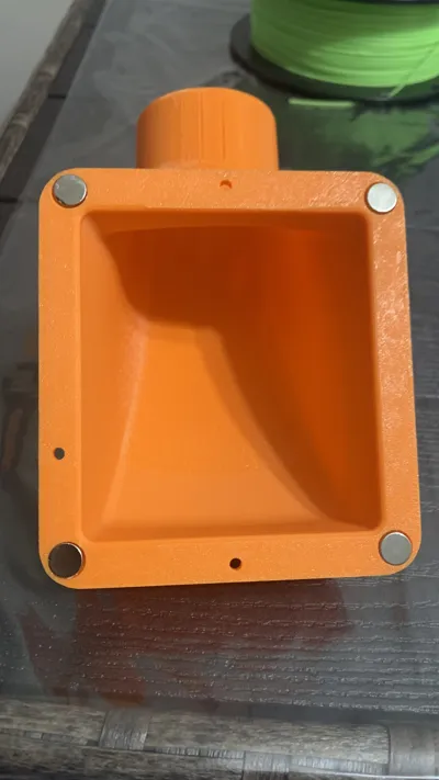 P1S, X1 Exhaust Vertical Vent Adapter Remixed by Deepsix - MakerWorld