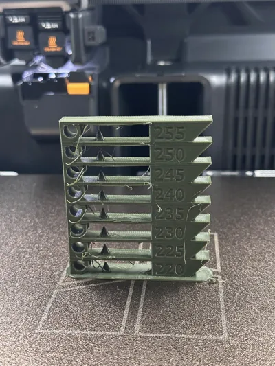 PLA PETG Temp Test Tower - Free 3D Print Model - MakerWorld