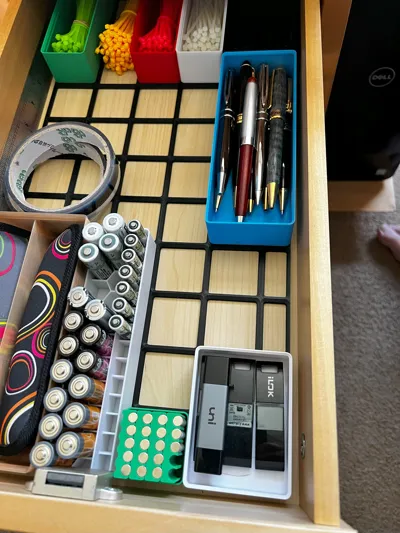 Half width Gridfinity bins by Cookiedeluxe MakerWorld: Download Free 3D ...