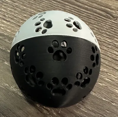 Cat Toy Ball with Paws by Lockwick - MakerWorld