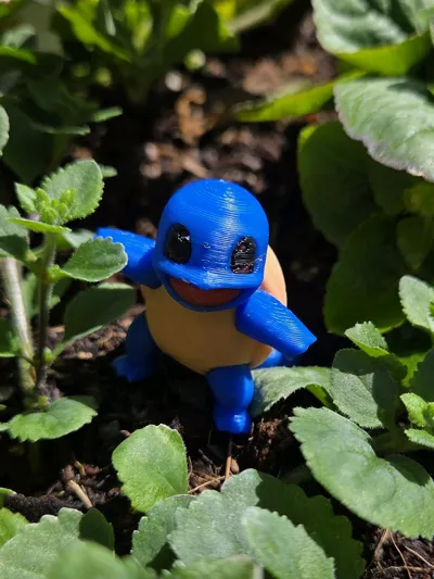 Squirtle(Pokemon) - Free 3D Print Model - MakerWorld