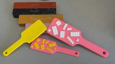 Brick paddle - Free 3D Print Model - MakerWorld