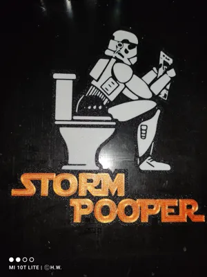 Wall Sign - StormPooper (StormTrooper) by Eddie - MakerWorld