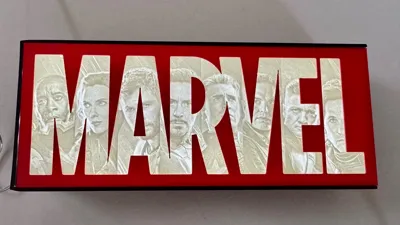 Marvel Lightbox by invaderMakerWorld: Download Free 3D Models