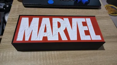 Marvel Lightbox by invader MakerWorld: Download Free 3D Models