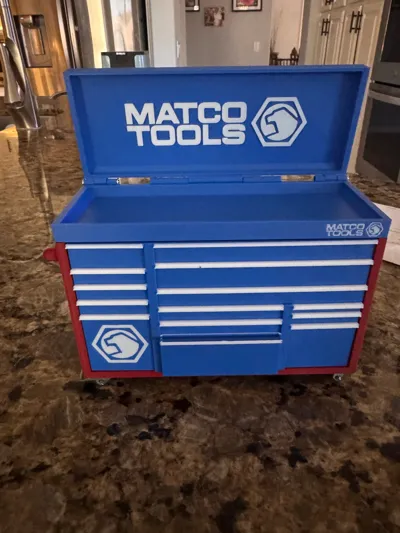 Matco Tools Desk Tool Chest w/ Lid Business Stand - Free 3D Print Model ...
