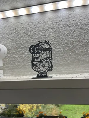Low Poly Geometric Minion - Despicable Me by PhaseworksCA - MakerWorld