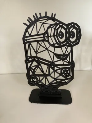 Low Poly Geometric Minion - Despicable Me by PhaseworksCA - MakerWorld