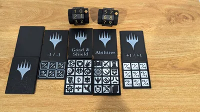 MTG Counters + Case - Fits in Deckbox Remixed by TheMakerSphere ...