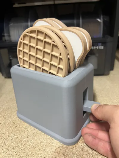 Toaster Coaster - Kids Toy by Catherine Doucet MakerWorld: Download ...