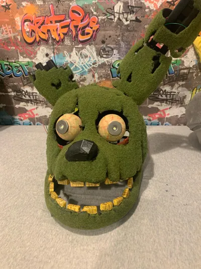 Springtrap head by fetch larson MakerWorld: Download Free 3D Models