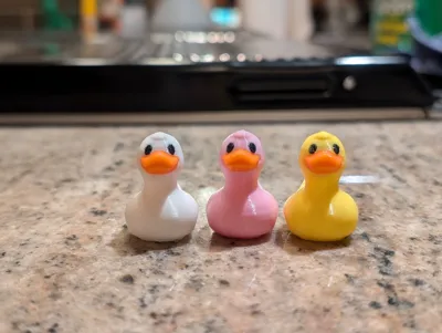 Mini Rubber Ducks (Multi-Color) - Free 3D Print Model - MakerWorld