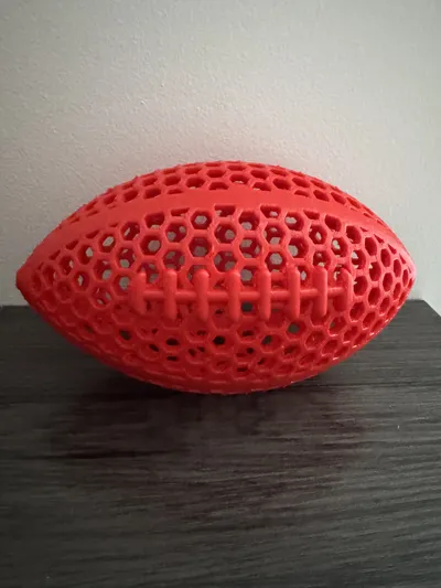 Intermediate Sized Airless Football For ages 12-14 by ...