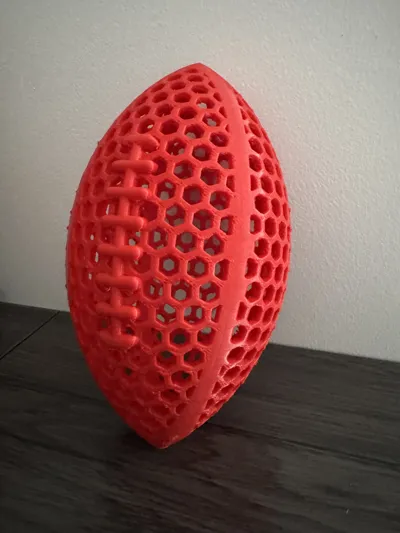 Intermediate Sized Airless Football For ages 12-14 by ...