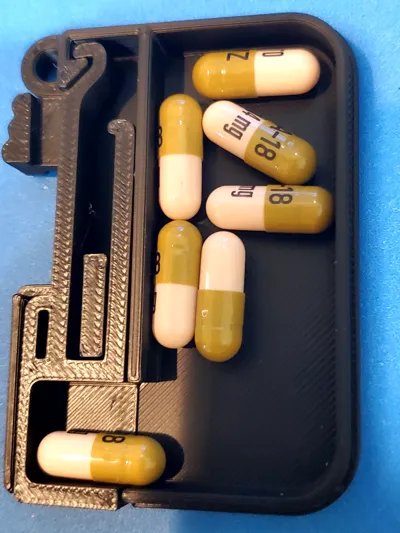 Pocket Sized Pill Box by InnovateIn3D - MakerWorld